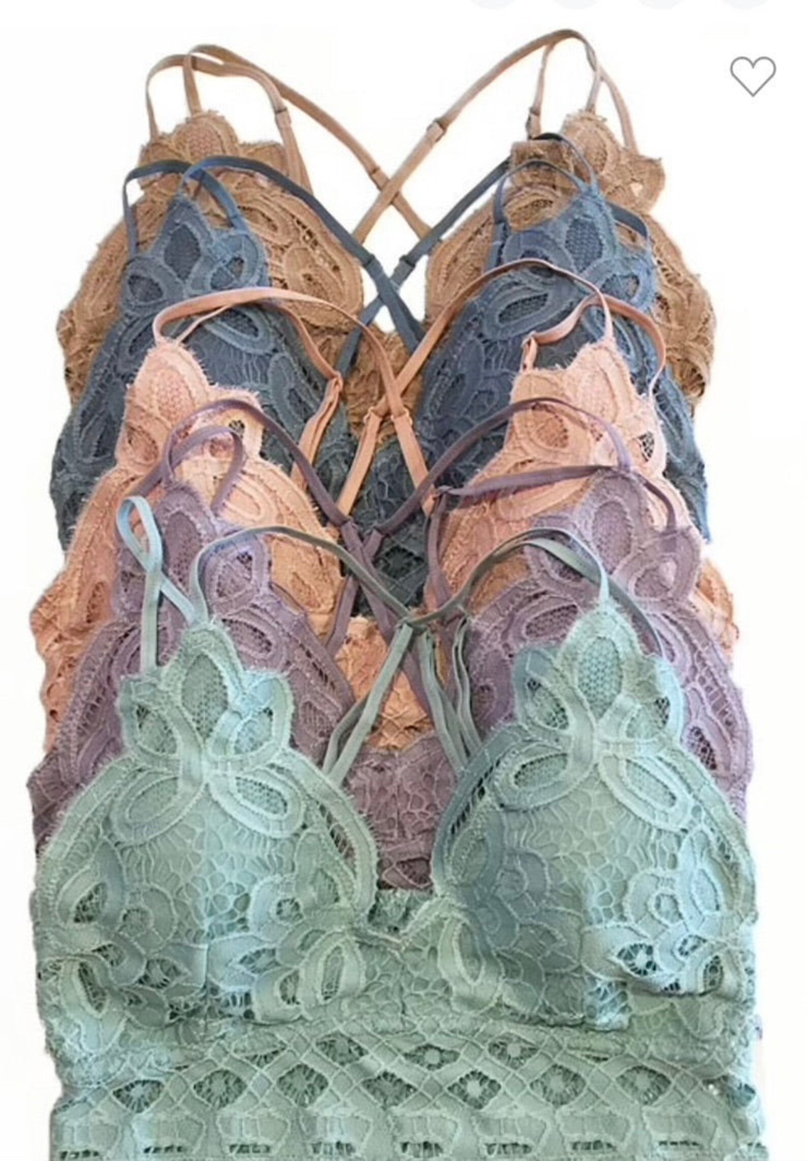 Crochet Lace Brallette - Etsy