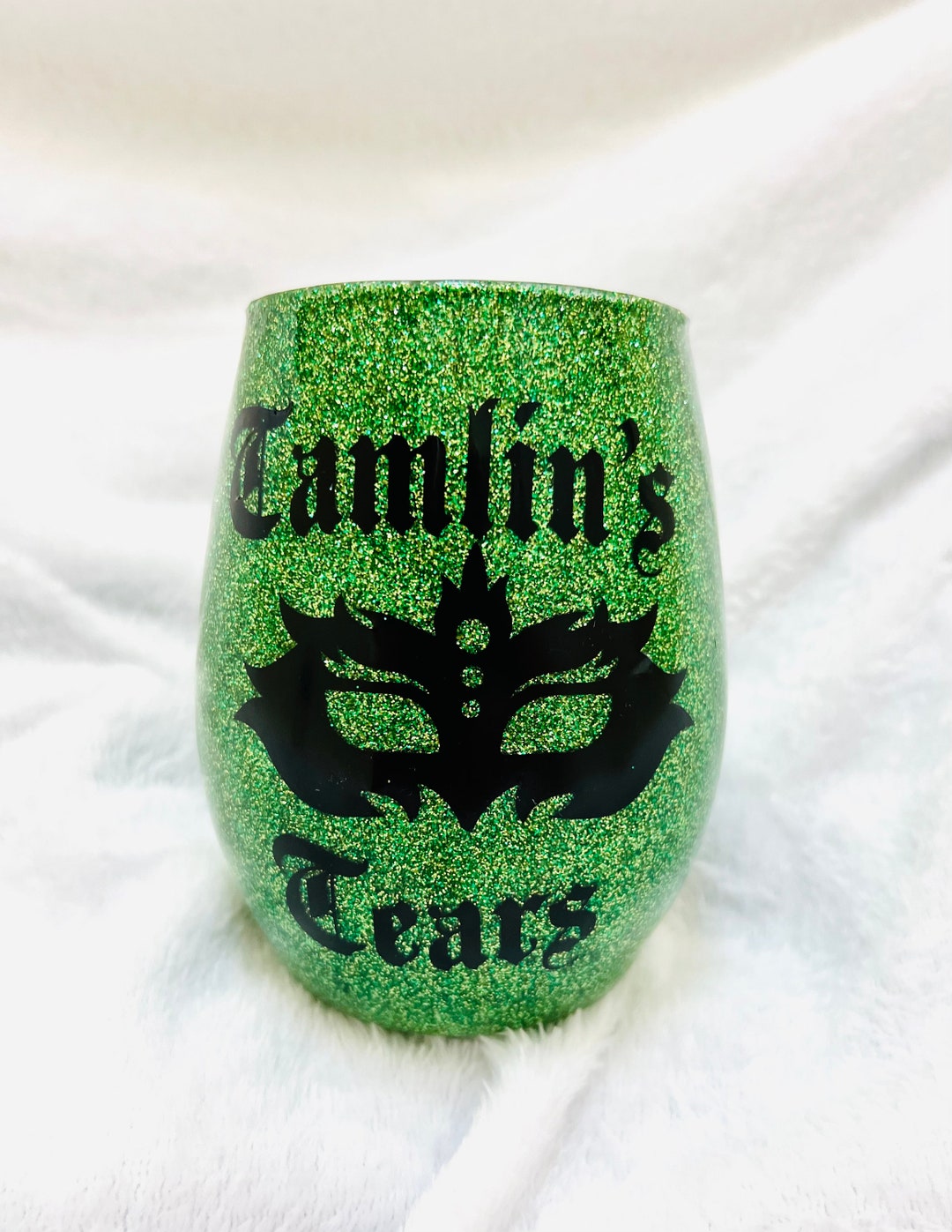 Tamlin's Tears, ACOTAR, Feyre, Spring Court, Stemless Wine Glass, Green ...
