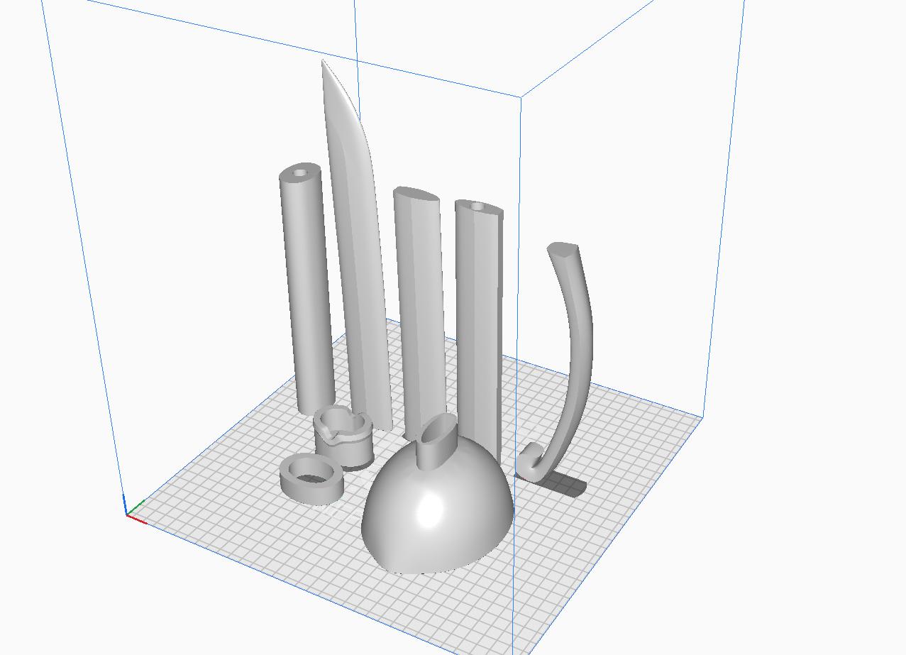 Gol D. Roger Sword, Ace - STL Files for 3D Printing & Cosplay (sword ...
