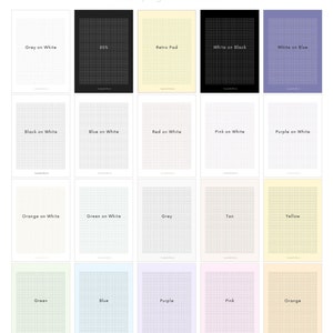 Grid Paper, Graph Paper, Square Paper, Digital Template for iPad ...