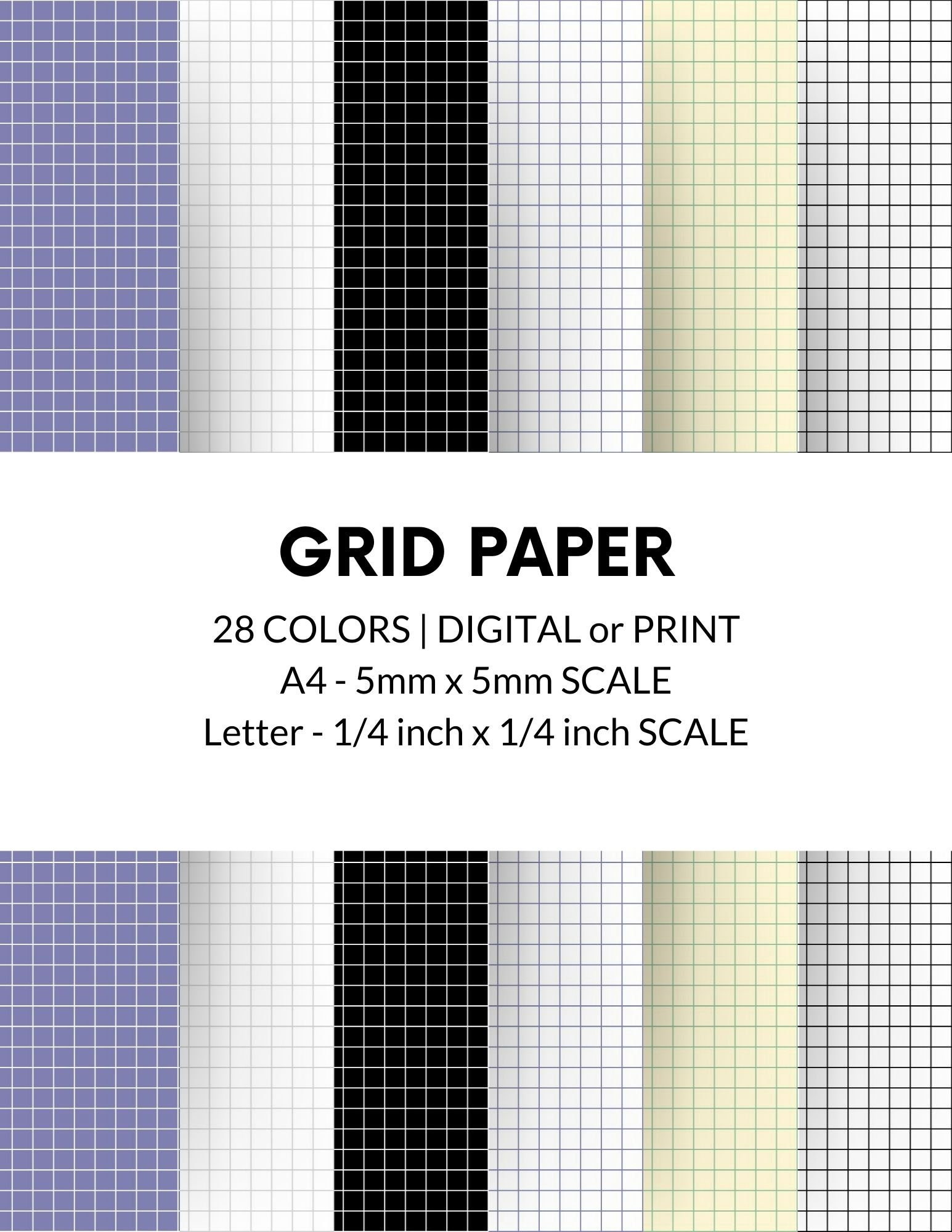 Grid Paper, Graph Paper, Square Paper, Digital Template for iPad ...