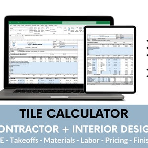Interior Design Estimate Excel Template - Etsy
