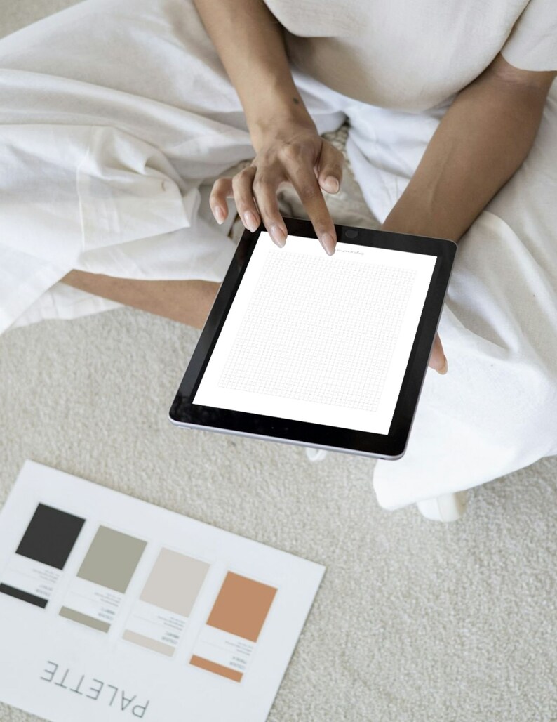 Grid Paper, Graph Paper, Square Paper, Digital Template for iPad ...