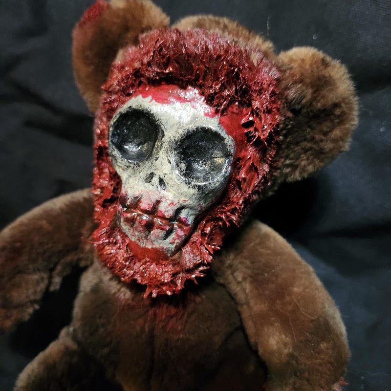 Creepy Teddy Bear - Etsy