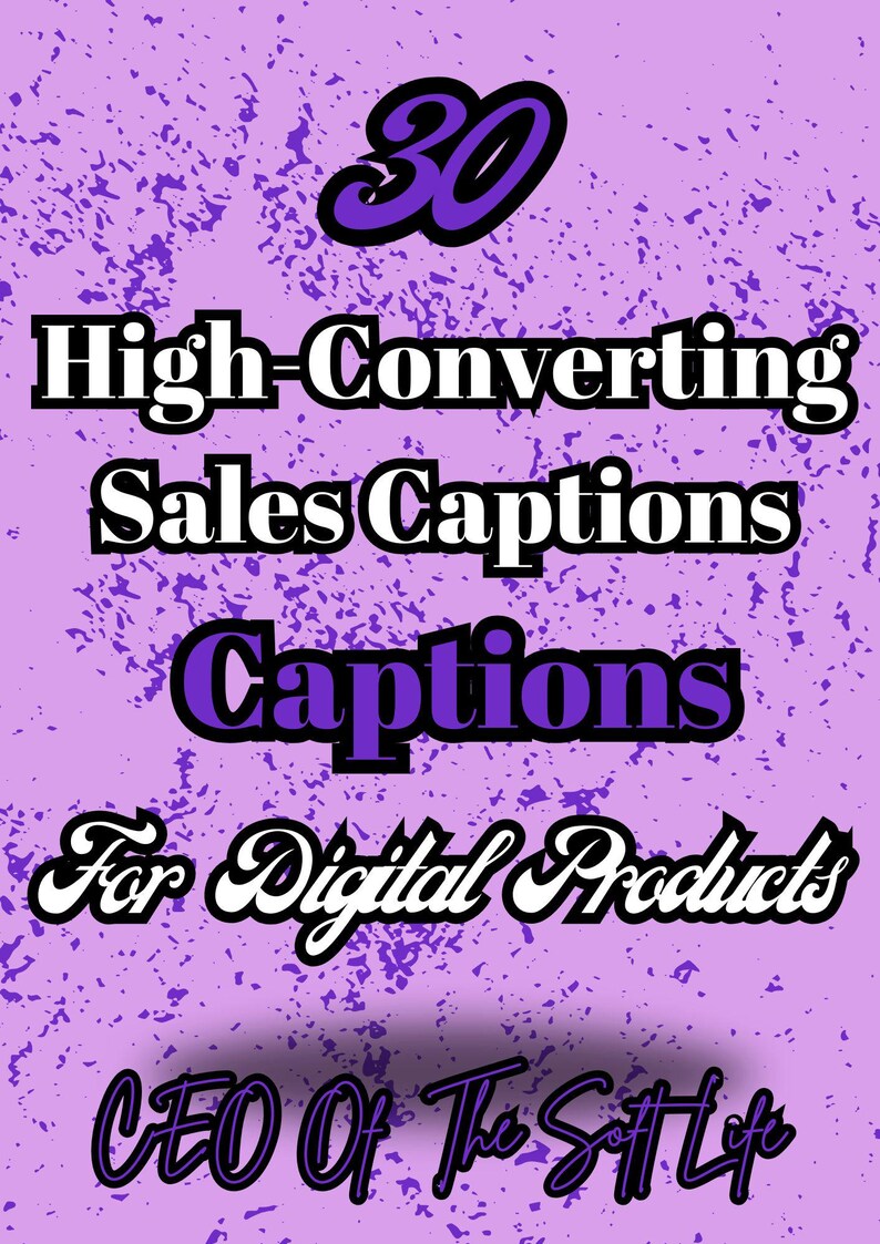 30 High-converting Sales Captions for Digital Products | Copy-paste ...