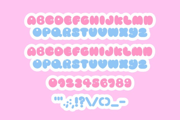 Bubble Font Boho Fonts Shiny Font Cute Fonts Retro Font Fonts for ...