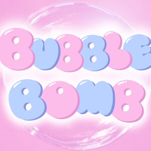 Bubble Font Boho Fonts Shiny Font Cute Fonts Retro Font Fonts for ...