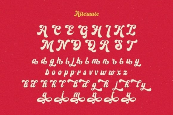 Retro Font, Vintage Font, Cricut Font, Groovy Font, Nostalgic Font, 70s ...