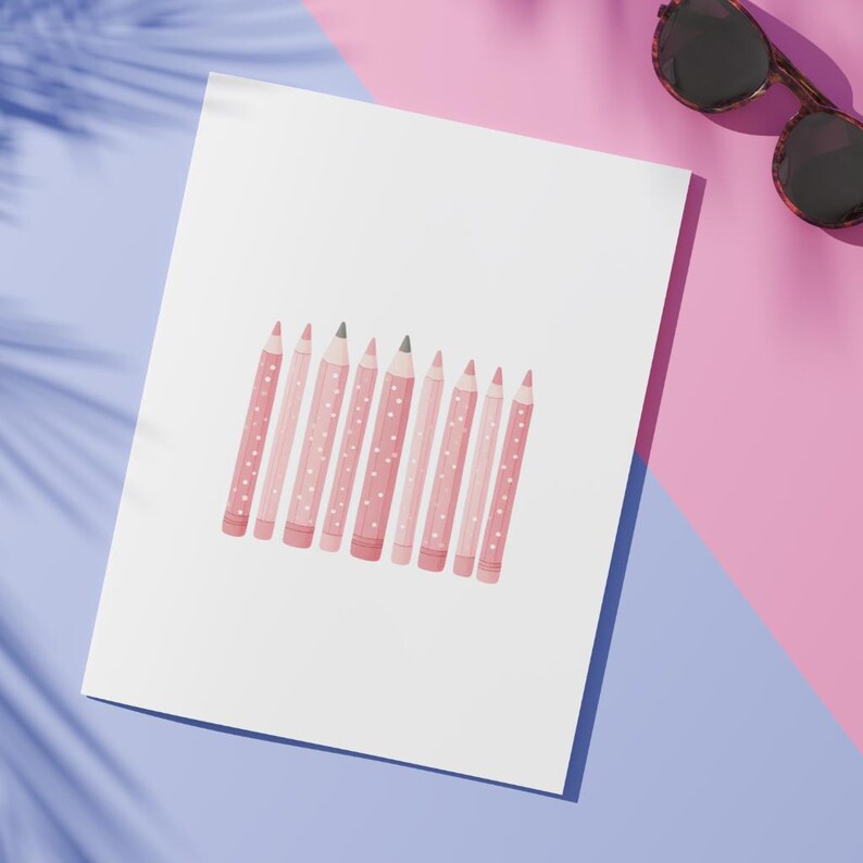 20 Pencil Watercolor Clipart,pencil Clipart PNG,300 Dpi,cute Pencil ...