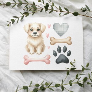 11 Watercolor Paw Print Clipart, Dog Paw PNG, Pet Clipart, Watercolor ...