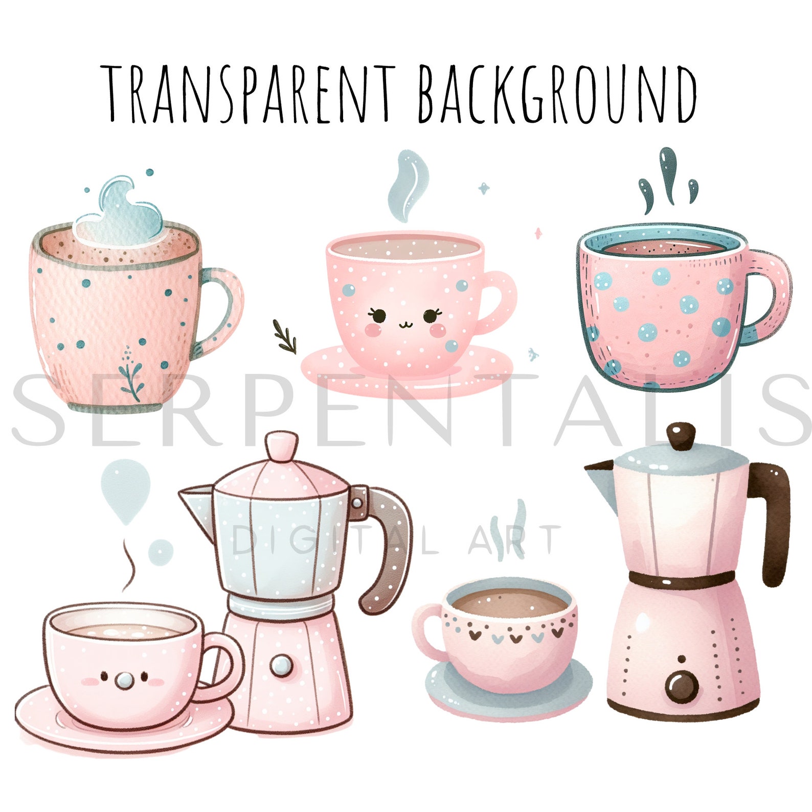 14 Coffee Lovers Clipart, Coffee Cup Clipart, Coffee Maker PNG ...