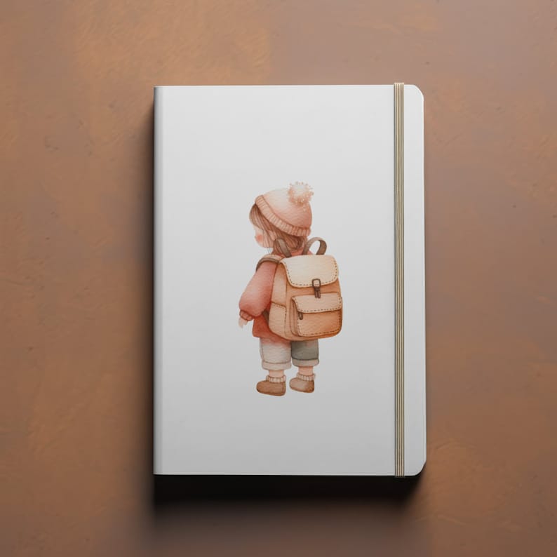 13 Back to School Watercolor Clipart,school Bus PNG, Backpacks ...