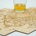 Wheel of Time Map Coasters Set of 12, Puzzle Wheel of Time, Drink ...