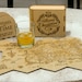 Wheel of Time Map Coasters Set of 12, Puzzle Wheel of Time, Drink ...