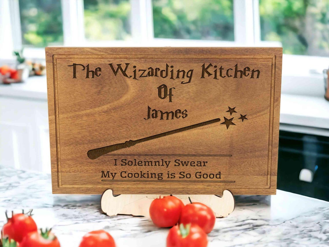 The Wizarding Kitchen of Personalized Funny Gift With Wizard Quote ...