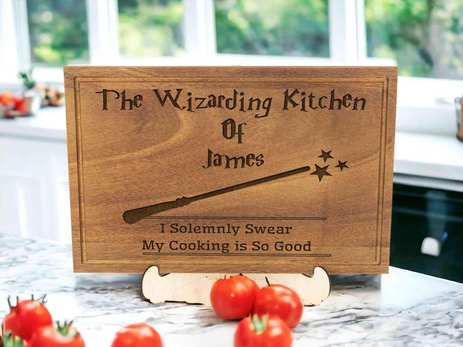 The Wizarding Kitchen of Personalized Funny Gift With Wizard Quote ...