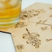 Wheel of Time Map Coasters Set of 12, Puzzle Wheel of Time, Drink ...
