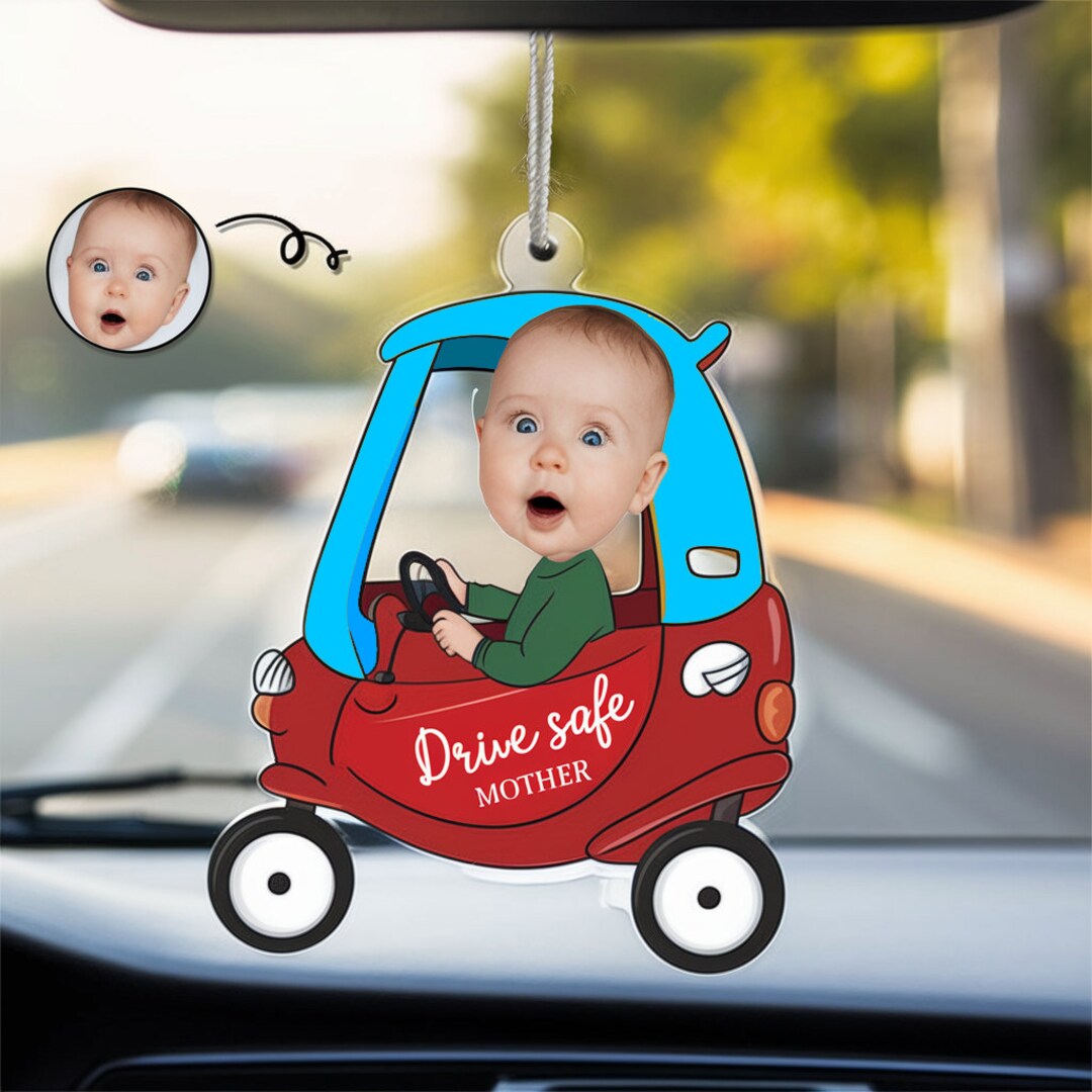 Custom Photo Drive Safe Dadd Personalized Car Photo Ornament Custom ...