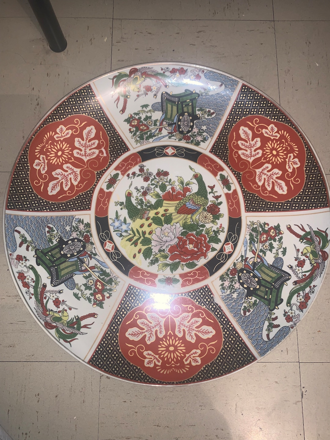 Original Moroccan Taous Plate From 1980 Rare Vintage Piece - Etsy