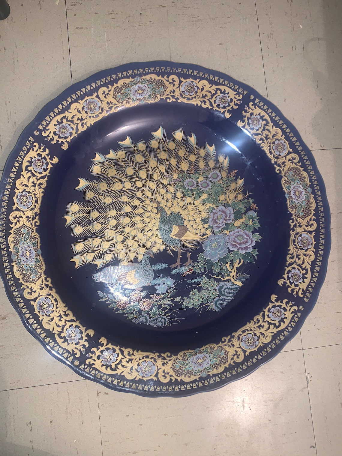 Assiette Marocaine Taous originale de 1976 - Etsy France
