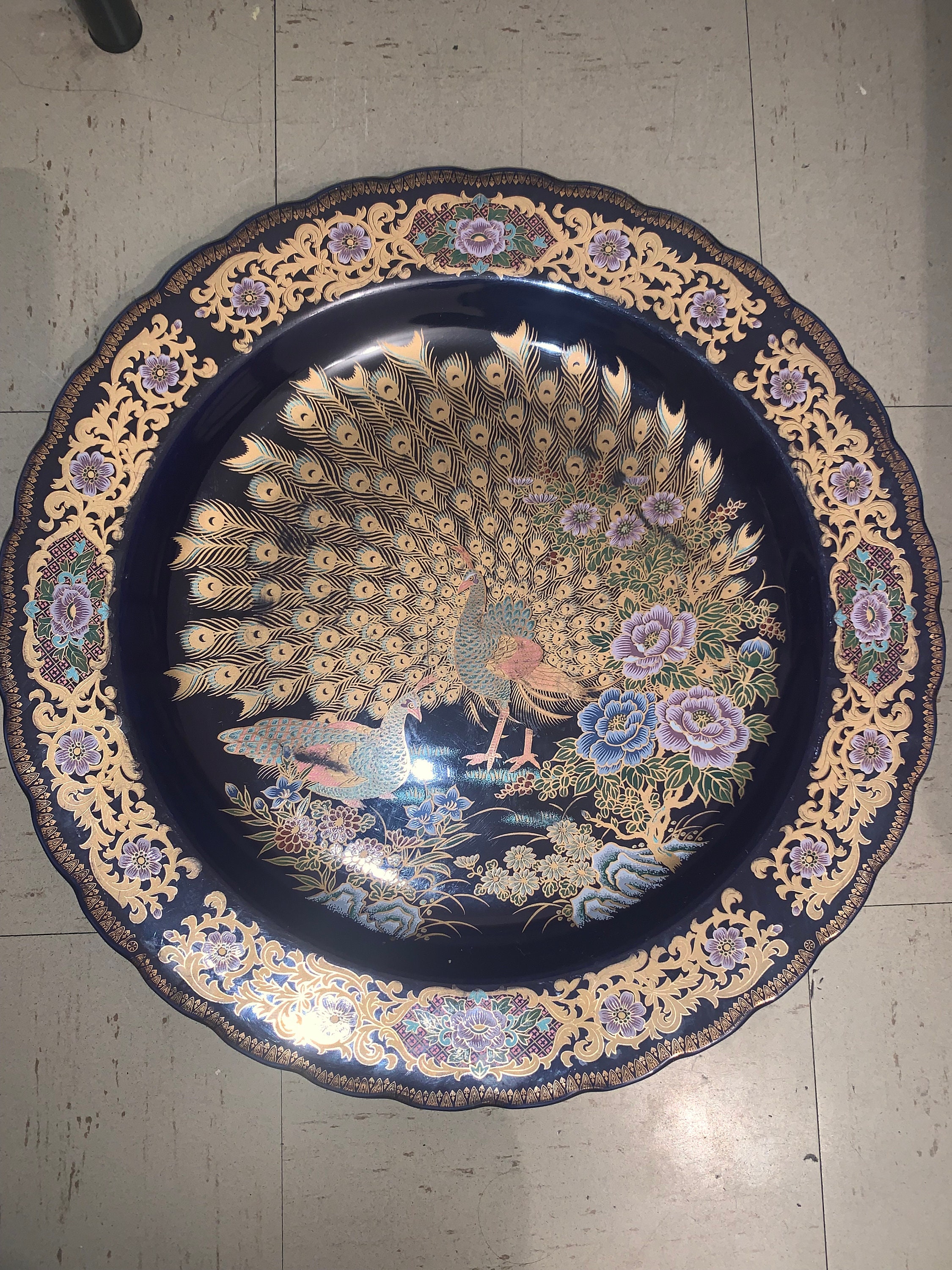 Original Moroccan Taous Plate From 1976 Rare Piece - Etsy