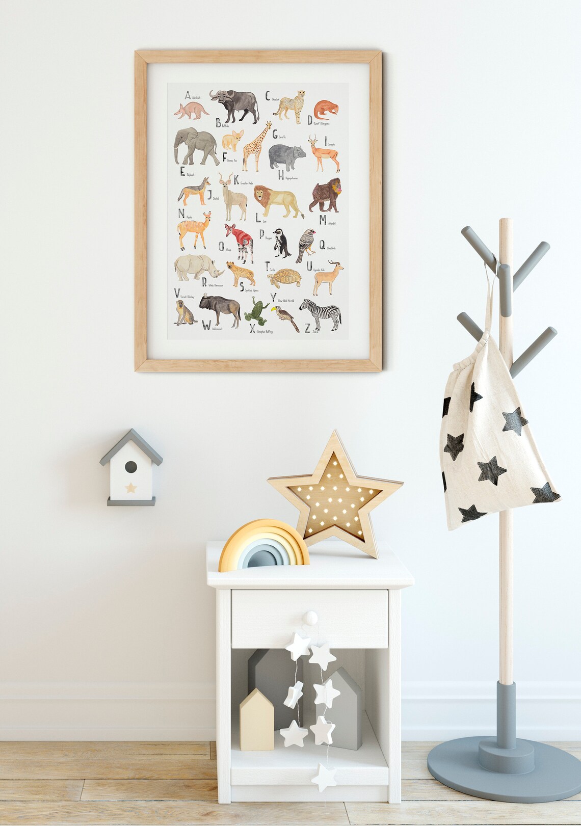 Safari Nursery Decor, Safari Alphabet, Animal Alphabet Poster ...