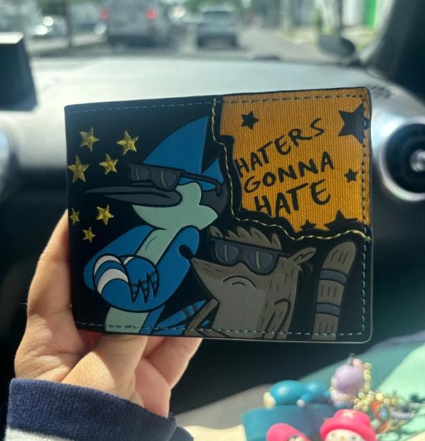 Regular Show Wallet Cartoon Mordecai and Rigby for Him Birthday Gift ...