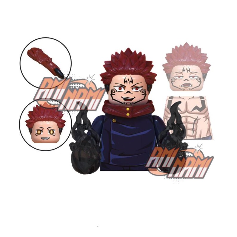 Set of 1/4/8 Anime Figures Animé Custom Made Mini Figure Gojo Sukuna ...