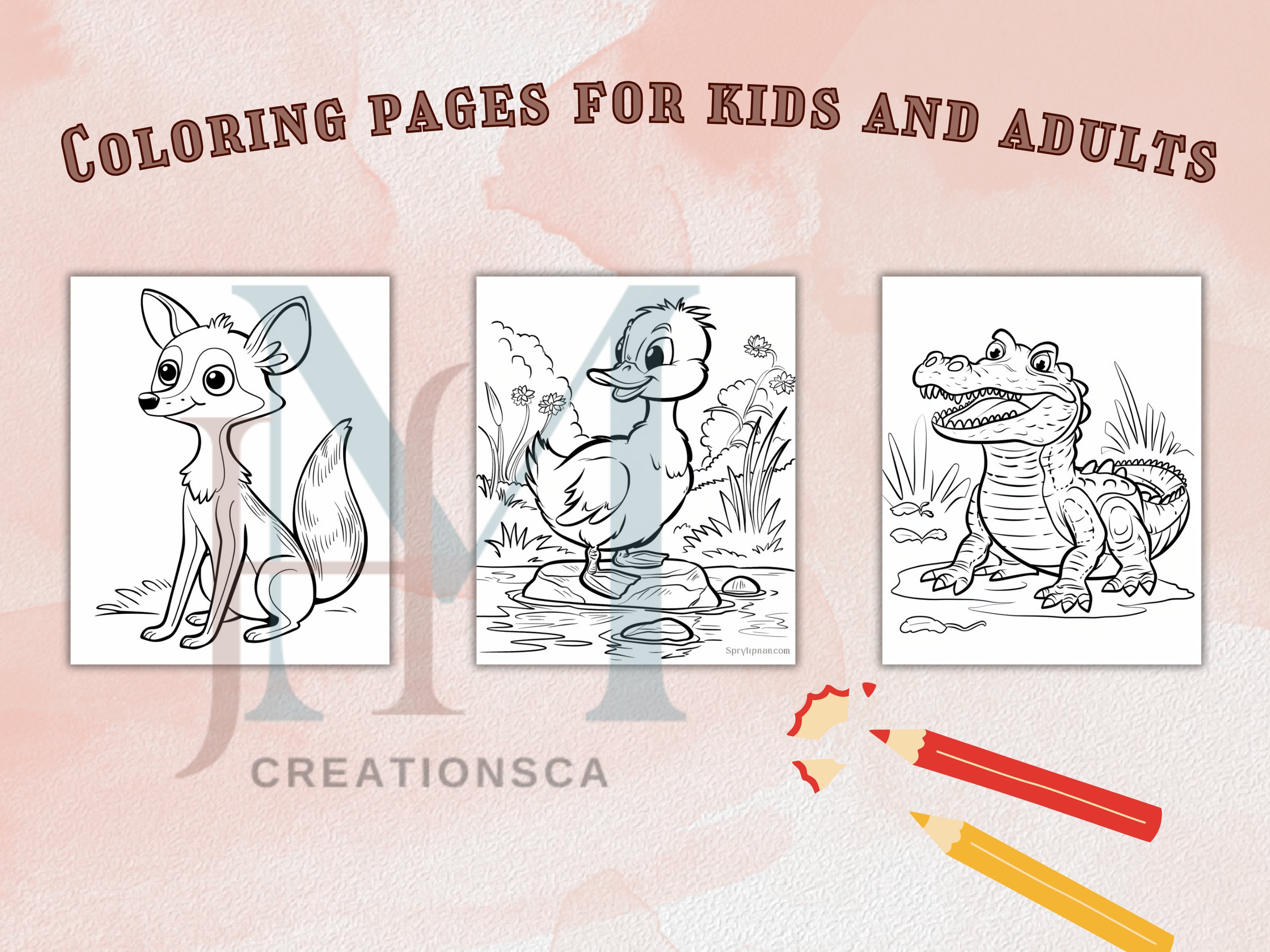 Pre-school Coloring Book, Daycare Educational Templates, Kids Coloring ...
