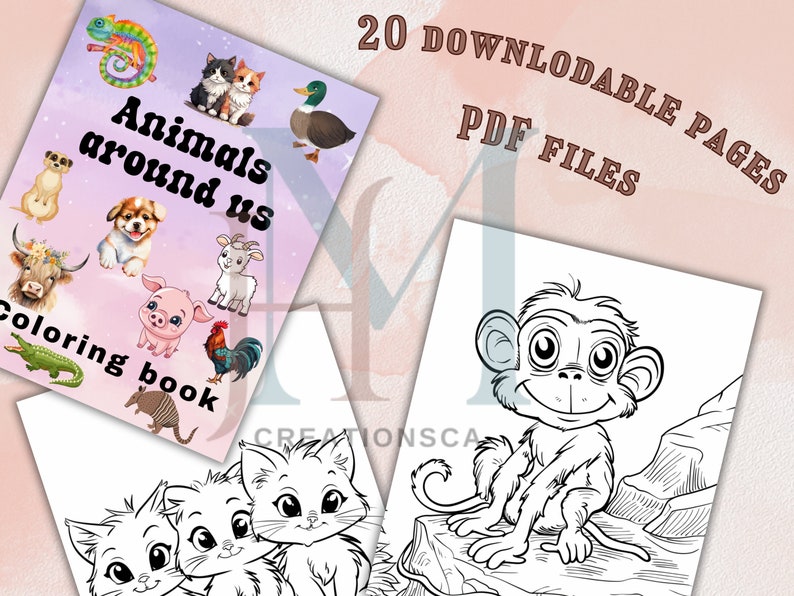 Pre-school Coloring Book, Daycare Educational Templates, Kids Coloring ...