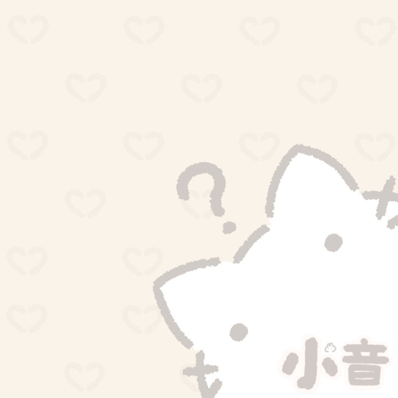 Cute and Adorable Original Cartoon Kitty Kitten Appearing From Corner ...