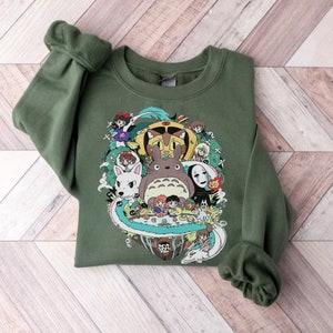 Studio Ghibli Howl's Moving Castle Sweatshirt, Spirited Away Shirt ...