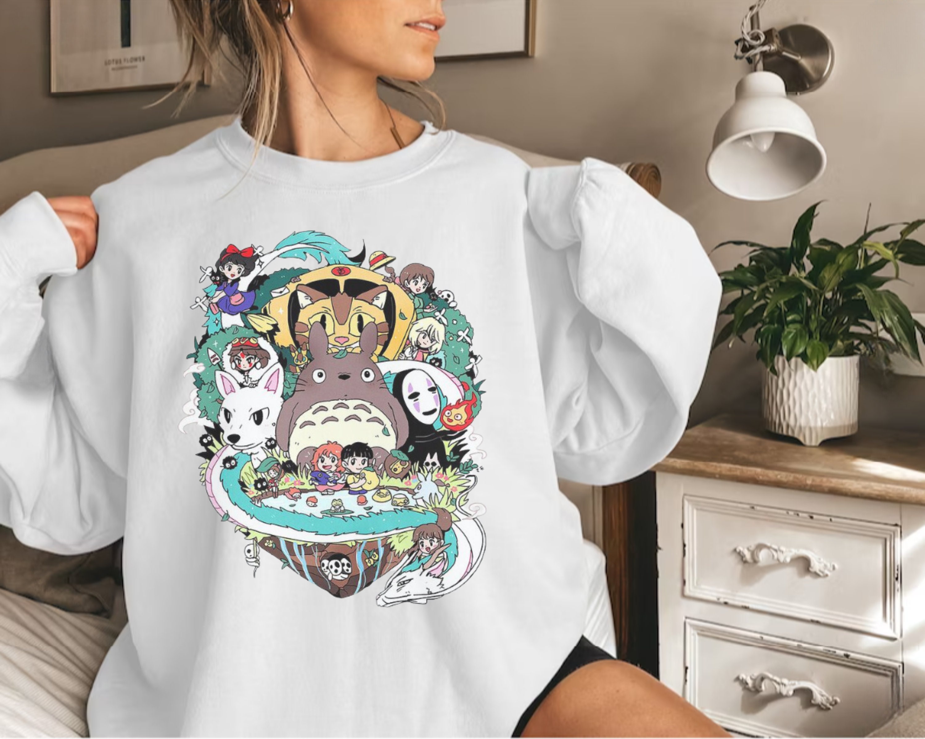 Studio Ghibli Howl's Moving Castle Sweatshirt, Spirited Away Shirt ...