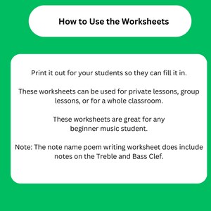 St. Patrick's Day Music Worksheets, Digital Download Printable, Private ...