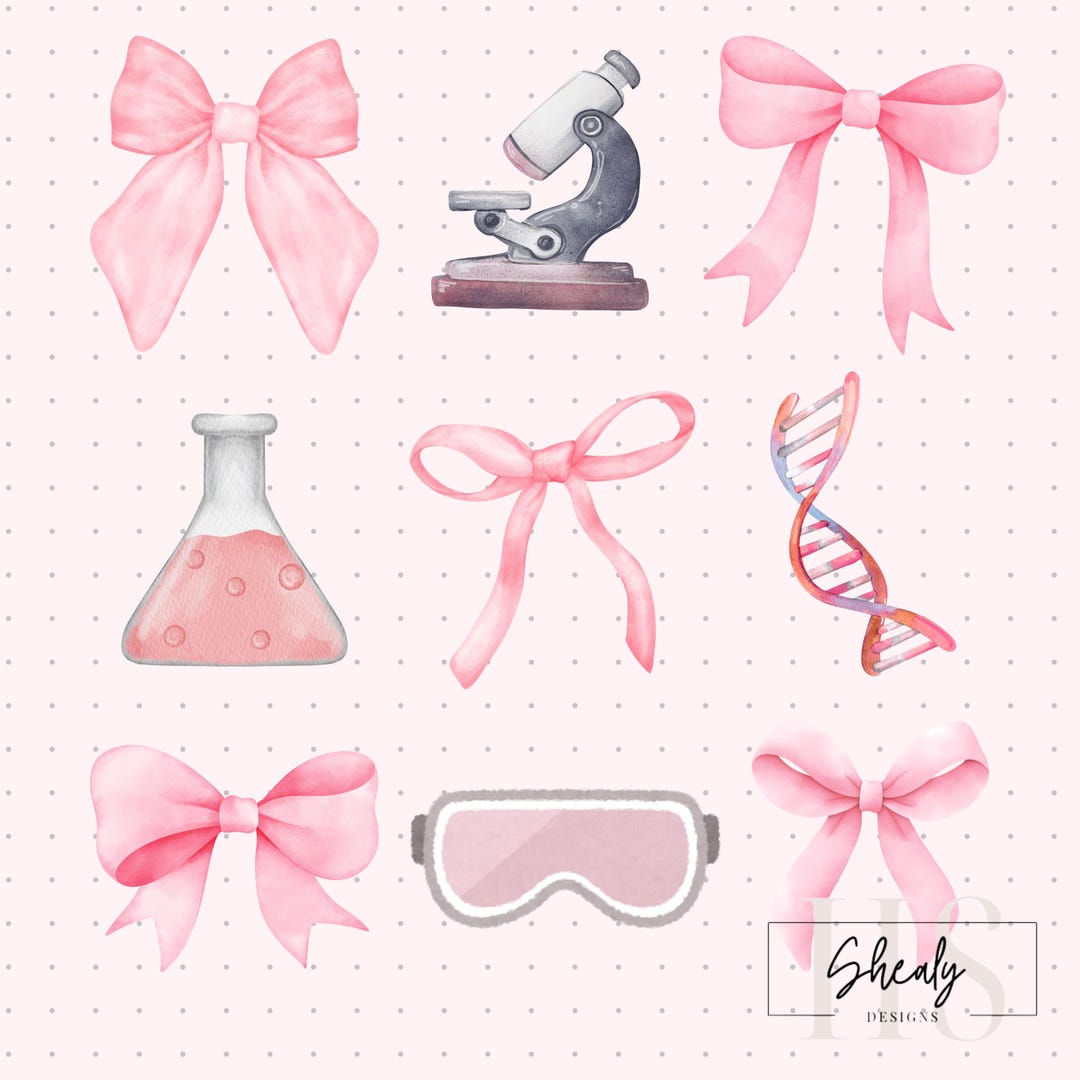 Science Teacher Bow PNG / Science Bow / Teacher PNG - Etsy