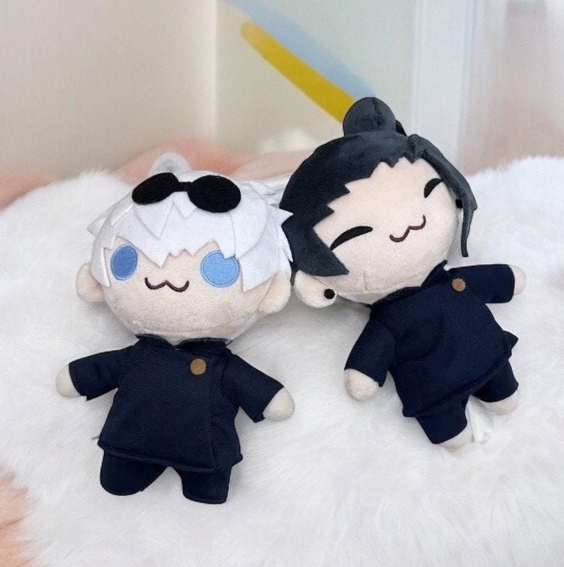 Adorable Gojo & Geto Plush Toys - Soft Jujutsu Kaisen Anime Plushies ...