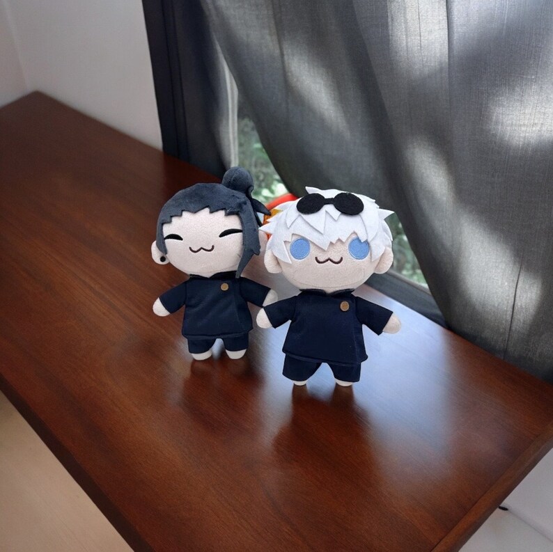 Adorable Gojo & Geto Plush Toys - Soft Jujutsu Kaisen Anime Plushies ...