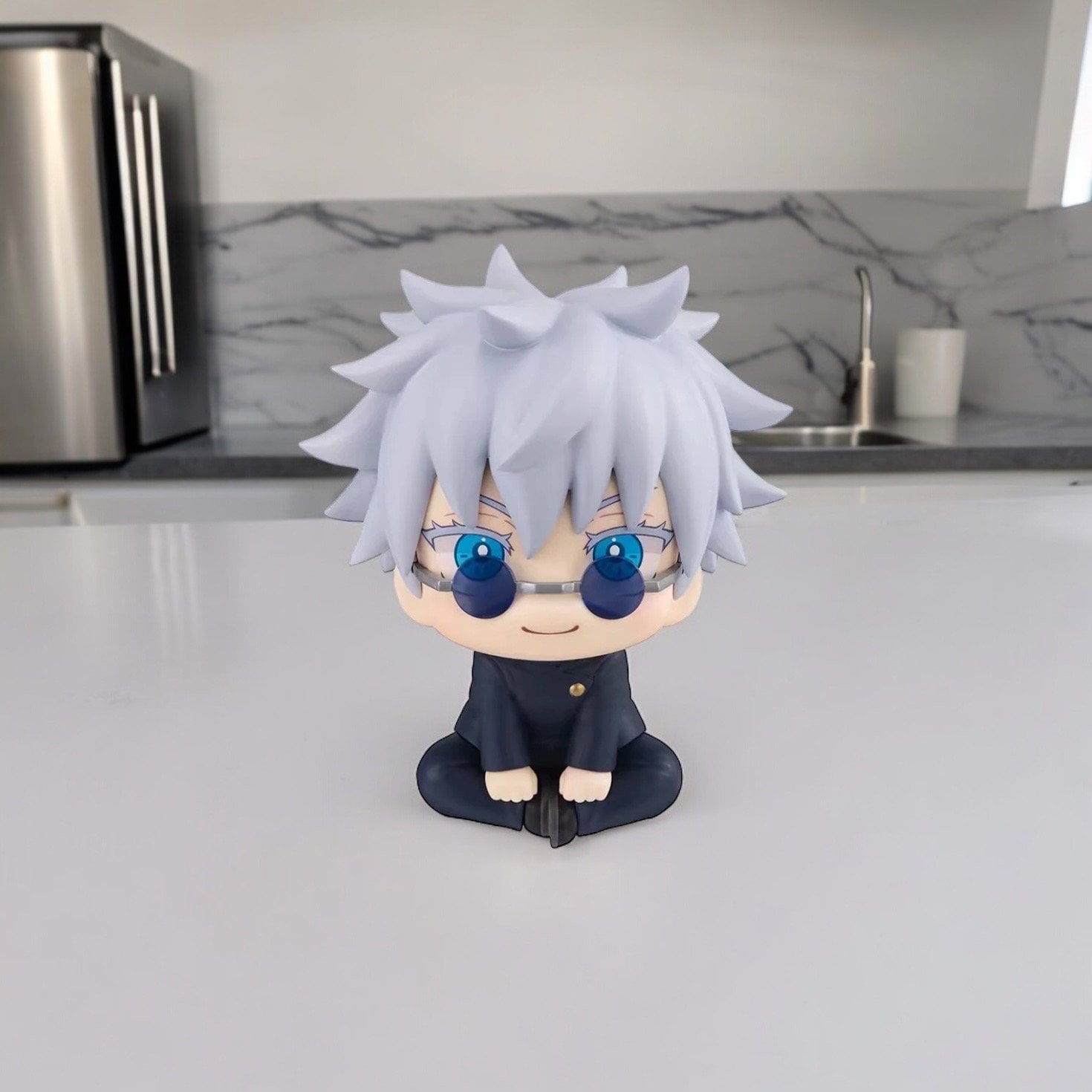 Jujutsu Kaisen Anime Cute Gojo & Geto Pop Toy Figurines Bubble Head ...