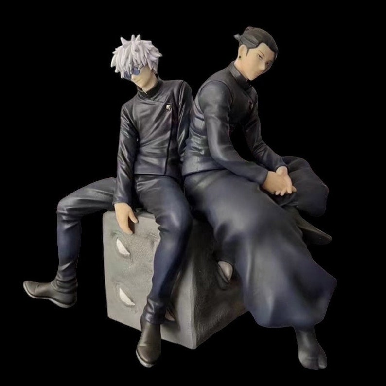 Jujutsu Kaisen Satoru Gojo and Geto Suguru PVC Figures - Sitting Prison ...