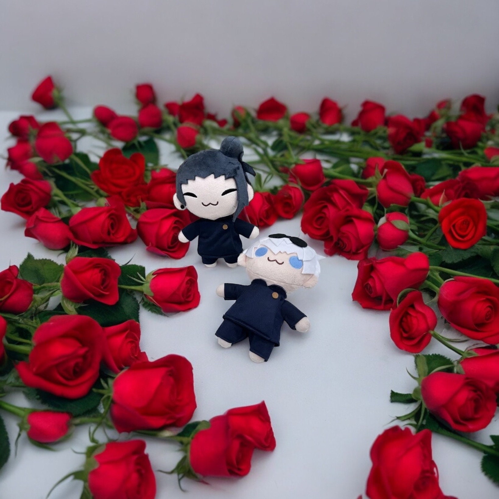 Adorable Gojo & Geto Plush Toys - Soft Jujutsu Kaisen Anime Plushies ...