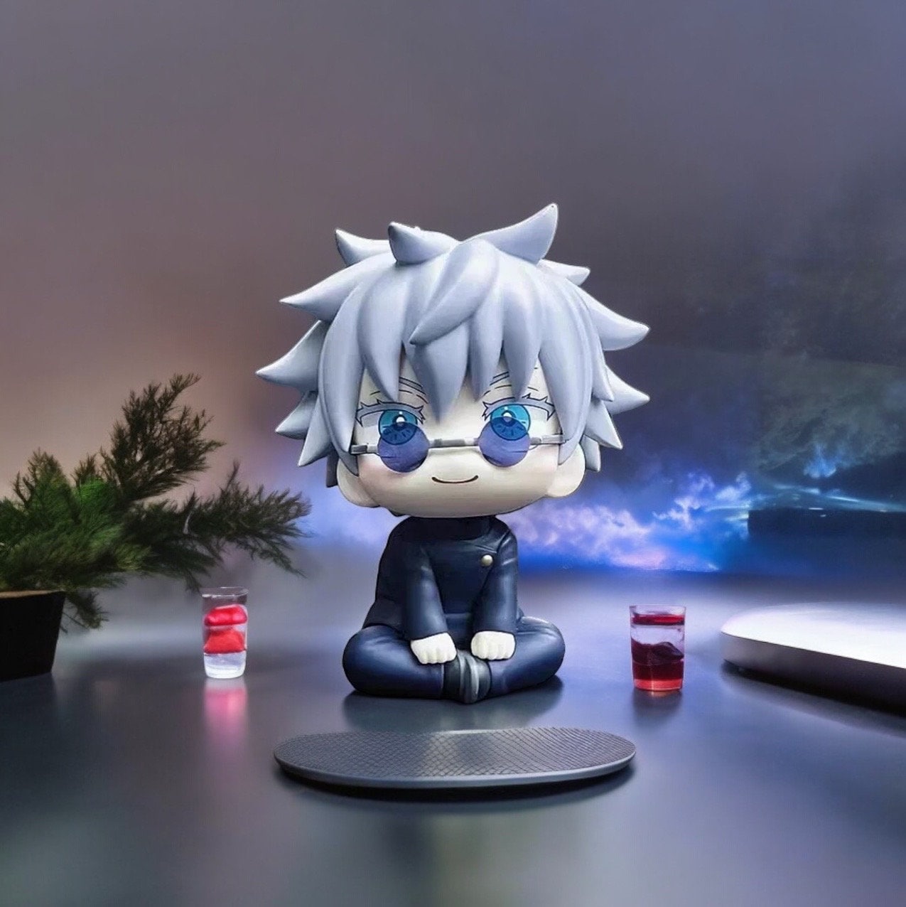 Jujutsu Kaisen Anime Cute Gojo & Geto Pop Toy Figurines Bubble Head ...