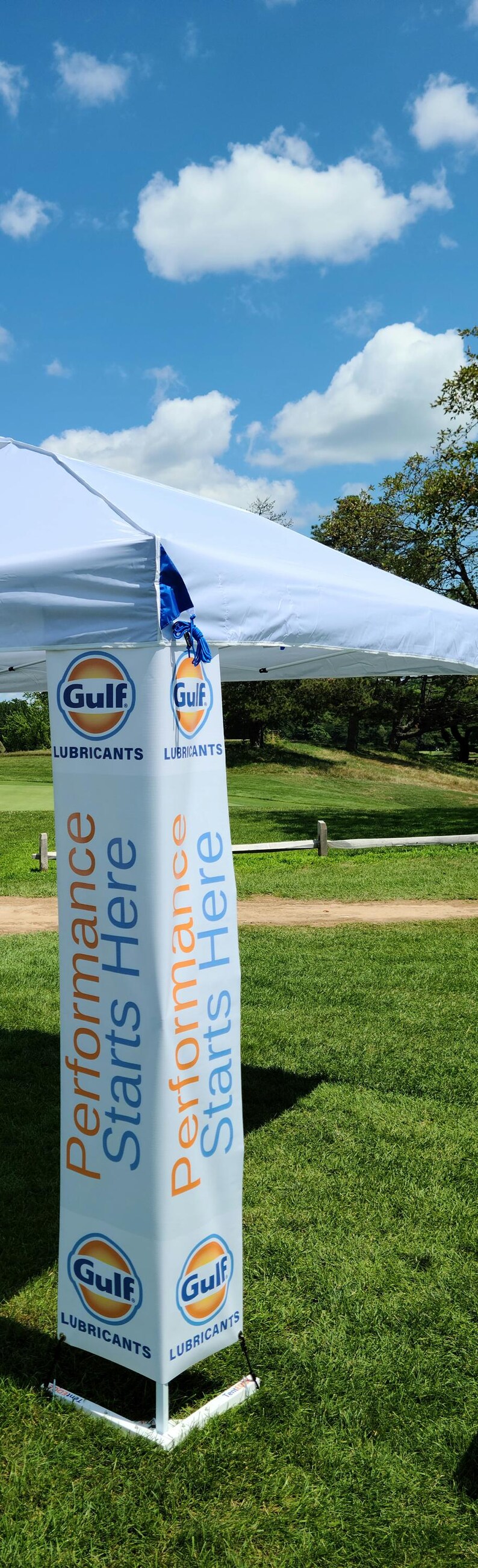 Tent Banner Brackets for Pop-up Canopy Custom Vendor Booth Branding ...