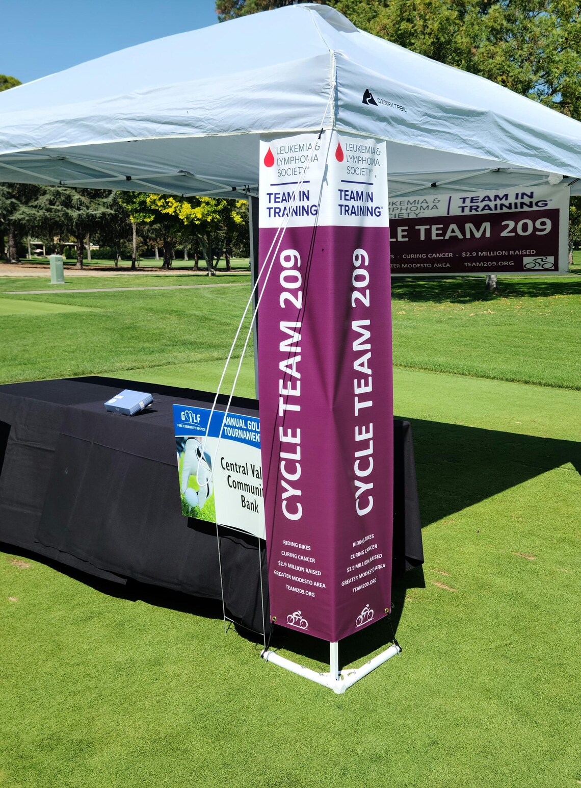 Tent Banner Brackets for Pop-up Canopy – Custom Vendor Booth Branding ...