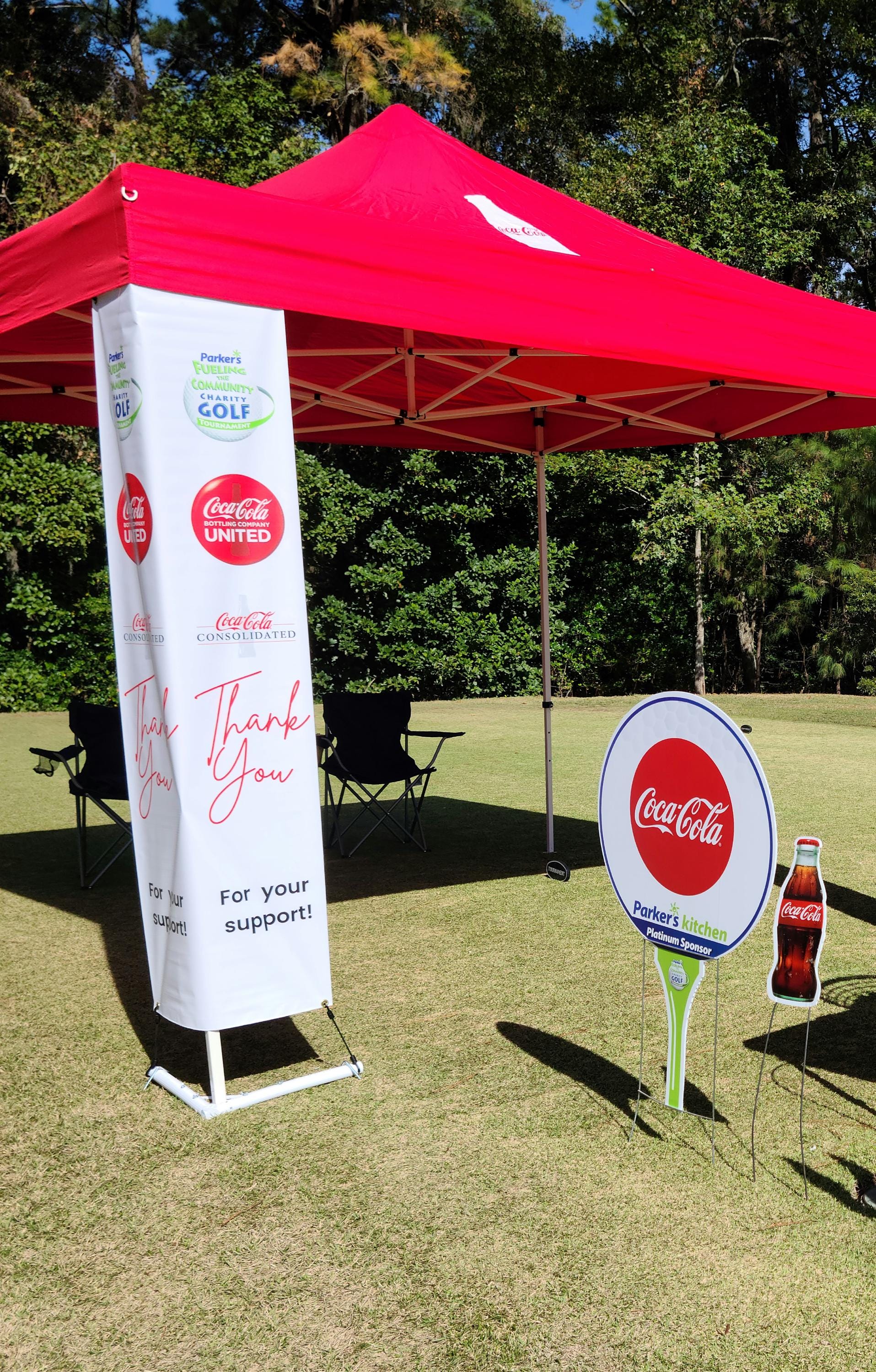 Tent Banner Brackets for Pop-up Canopy – Custom Vendor Booth Branding ...