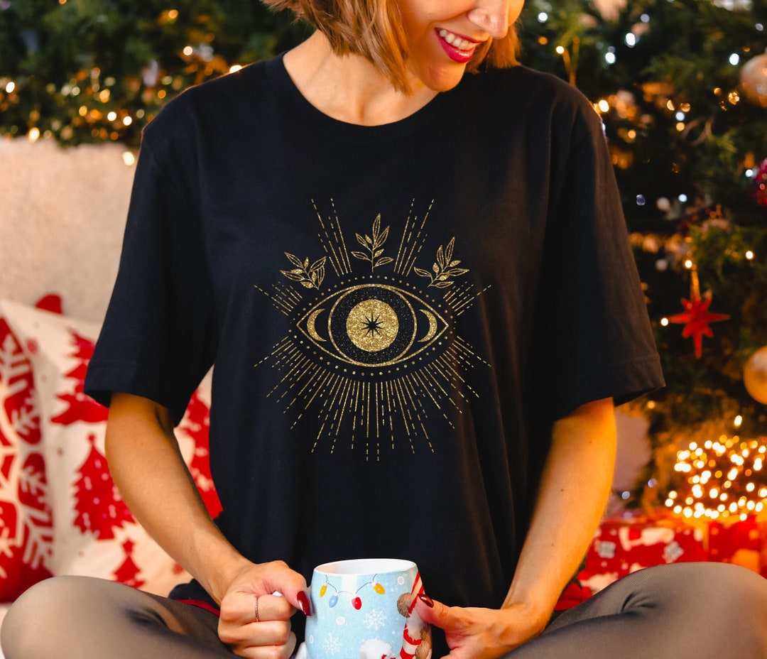 Golden All Seeing Eye Shirt, Celestial Eye Shirt, Spiritual Third Eye ...