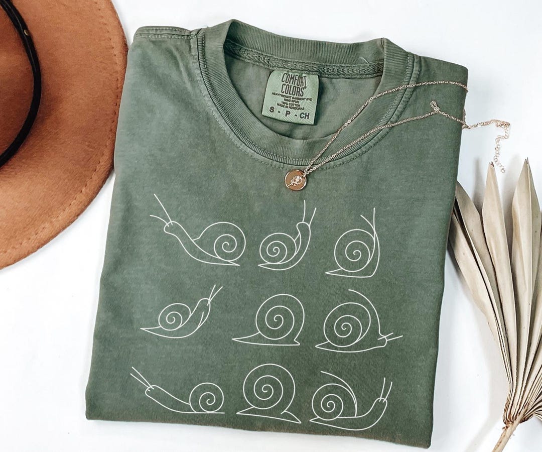 Comfort Colors® Snails Shirt, Snail Lover T-shirt, Snails Shirts, Snail ...