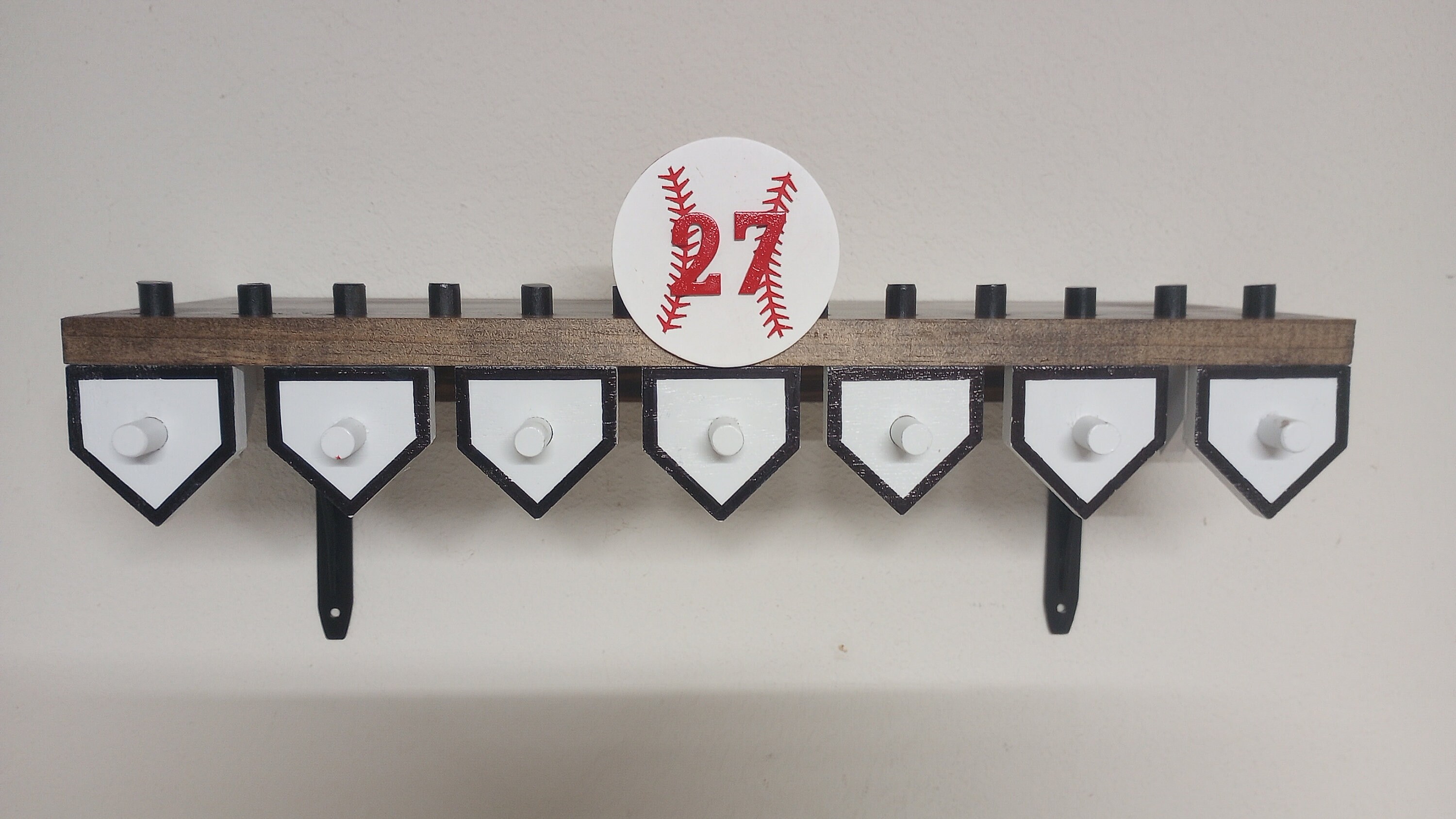 Baseball/softball Medal, Trophy and Ring Shelf. Measurements Are as ...