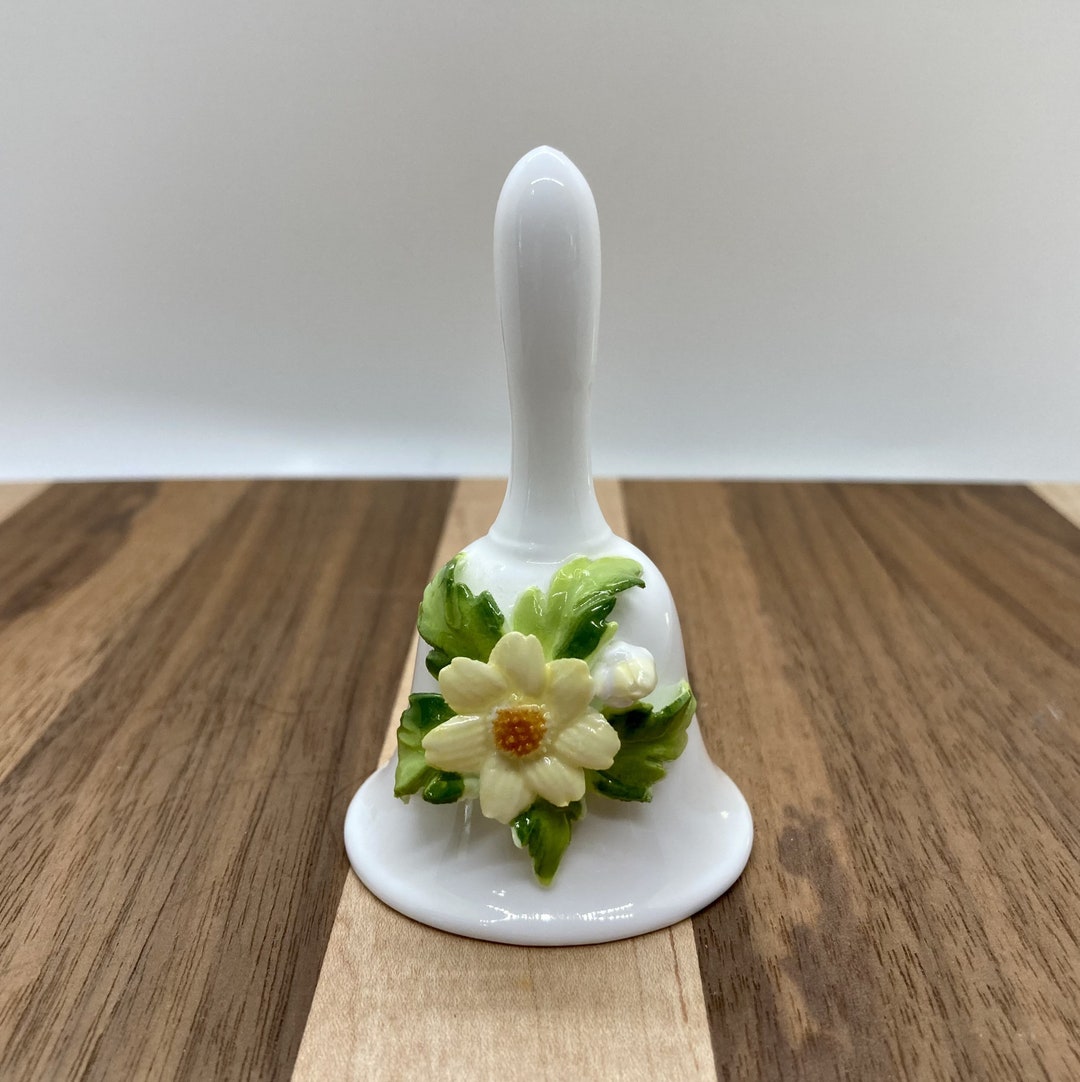 Vintage Maruri Masterpiece Bell, Bone China, Decorative China Bell, Yellow Flower - Etsy