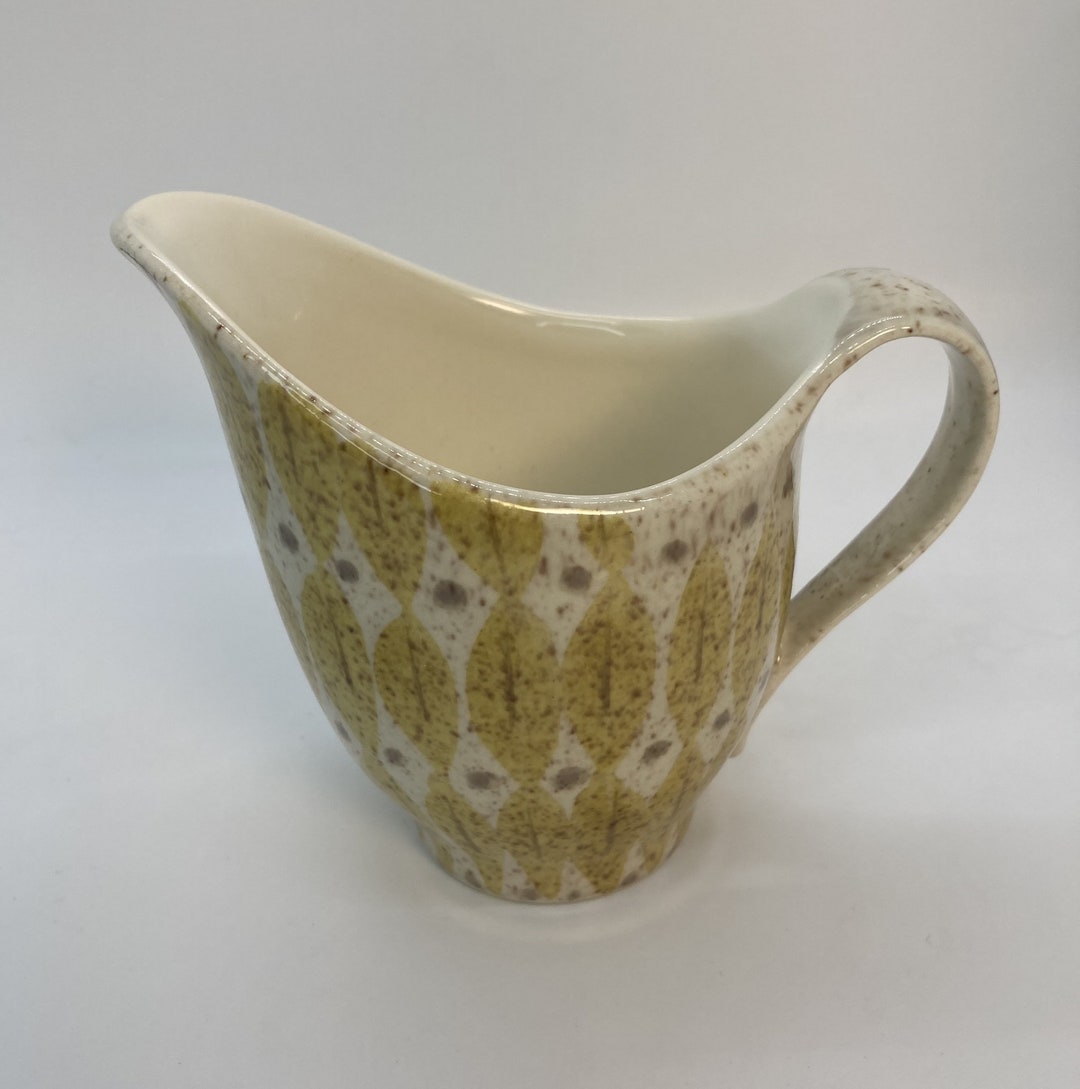 Vintage Red Wing Creamer, Red Wing Golden Viking Creamer, Mid Century ...