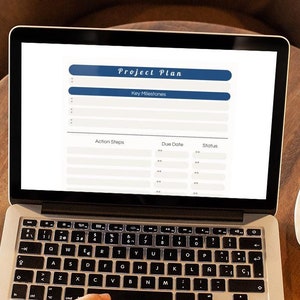 Project Plan Fillable & Printable PDF Form - Etsy